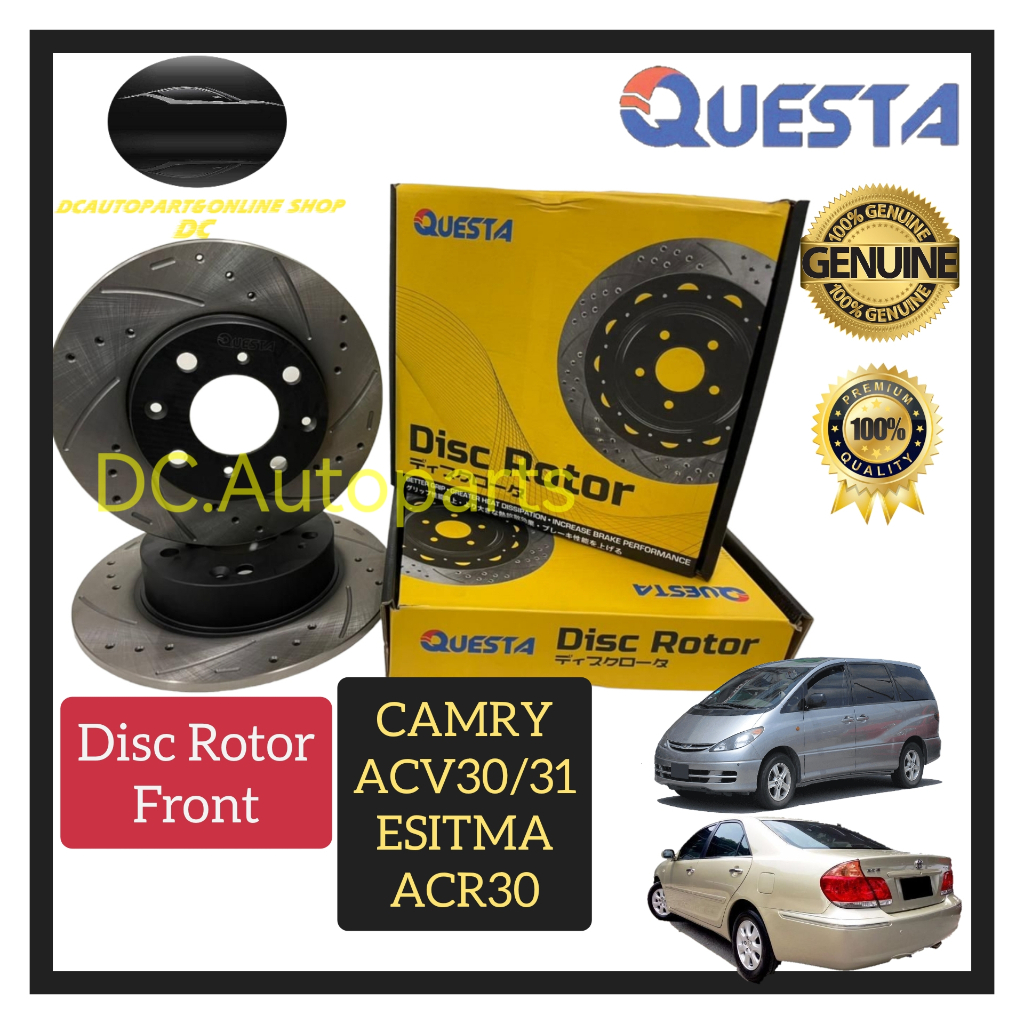 QUESTA TOYOTA ESTIMA ACR30 MCR30 CAMRY ACV30 ACV31 2.0 2.4 IPSUM SPORT ...