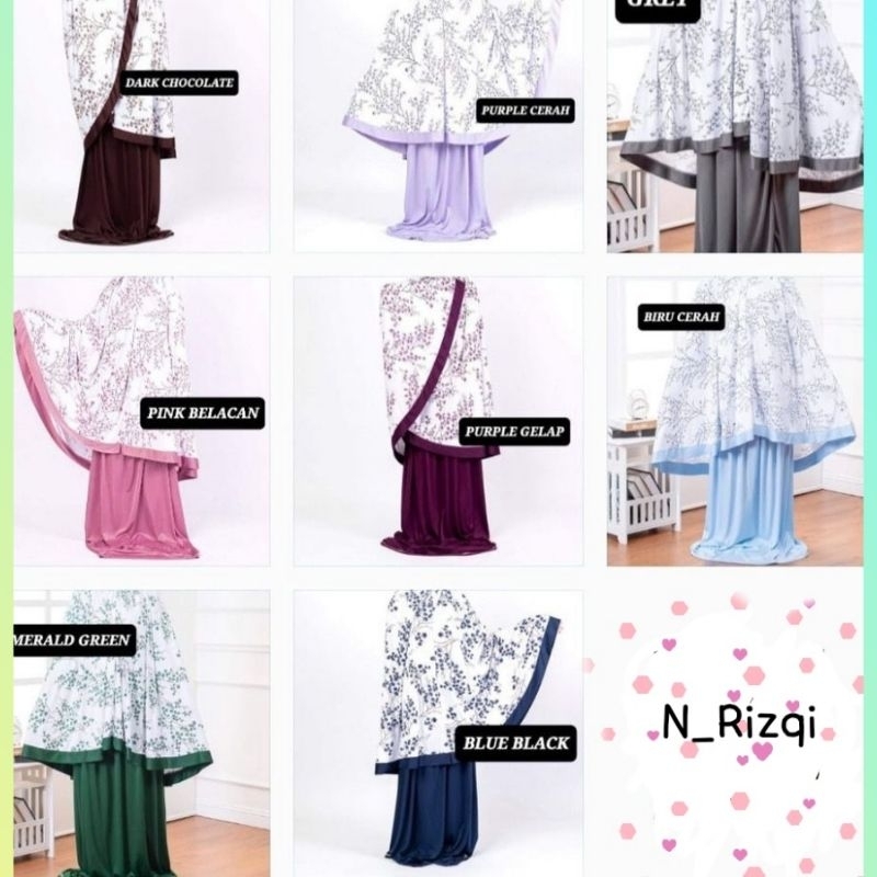 🔥Ready STok🔥Telekung Solat Dewasa Bercorak | Shopee Malaysia