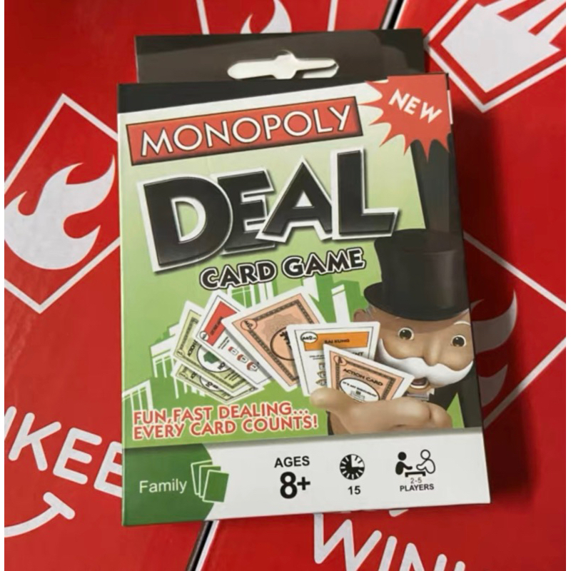 Monopoly Card Game Family Fun Card Game Permainan Kad Monopoly | Shopee ...