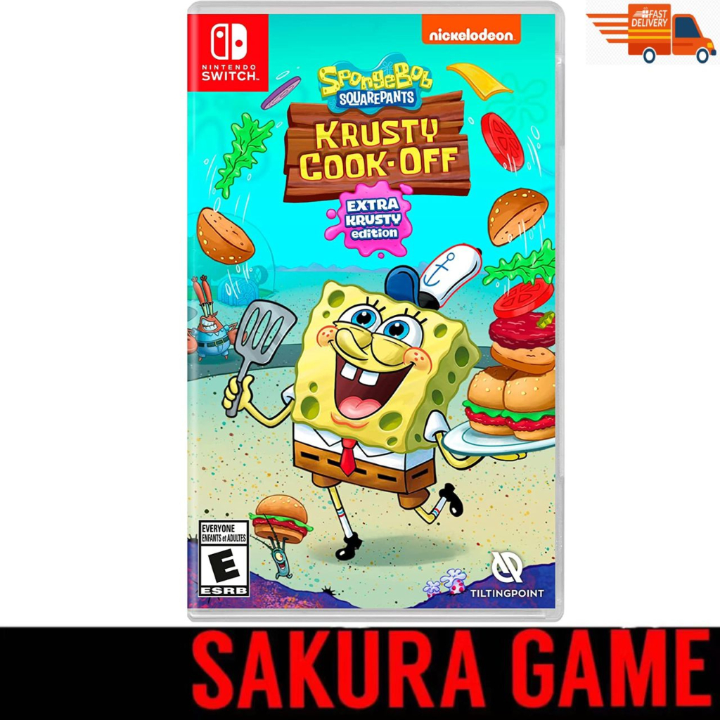 Nintendo Switch SpongeBob Krusty Cook Off Extra Krusty Edition [ENG ...