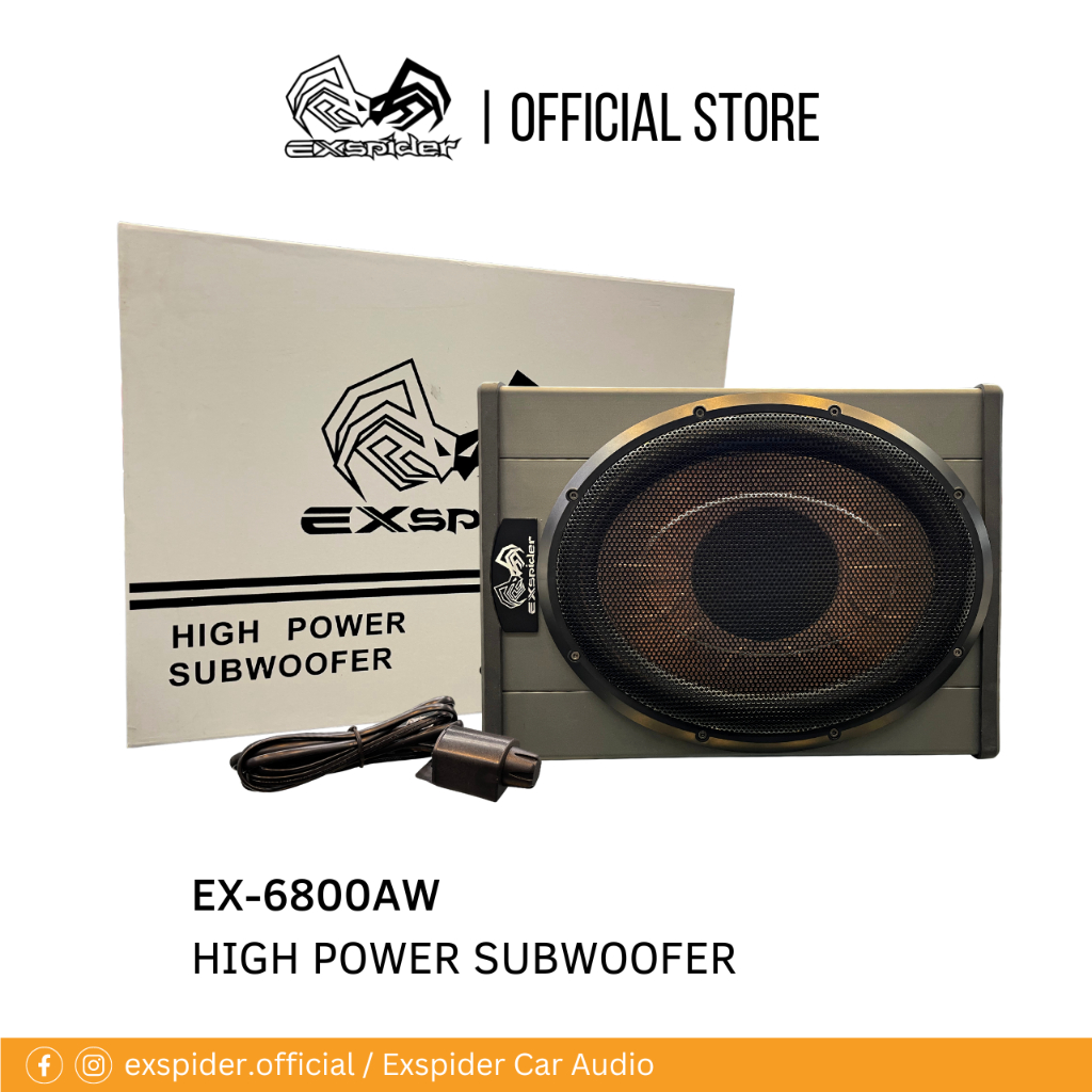 EXspider EX-6800AW High Power Underseat Subwoofer | Shopee Malaysia
