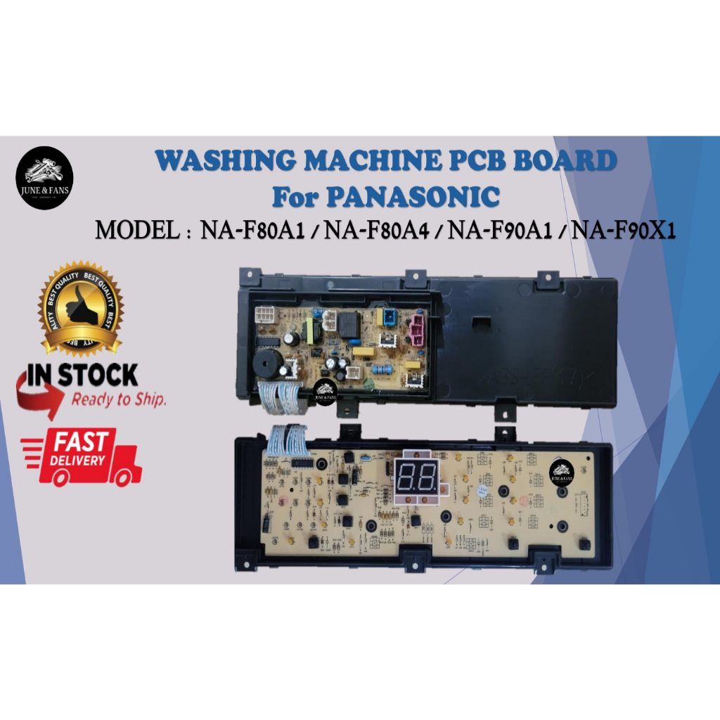NA-F80A1 / NA-F80A4 / NA-F90A1 / NA-F90X1 PANASONIC WASHING MACHINE PCB ...