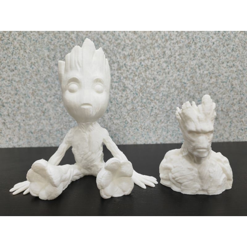 3D Printed MARVEL Guardians of Galaxy statue Baby Groot/Big Groot ...