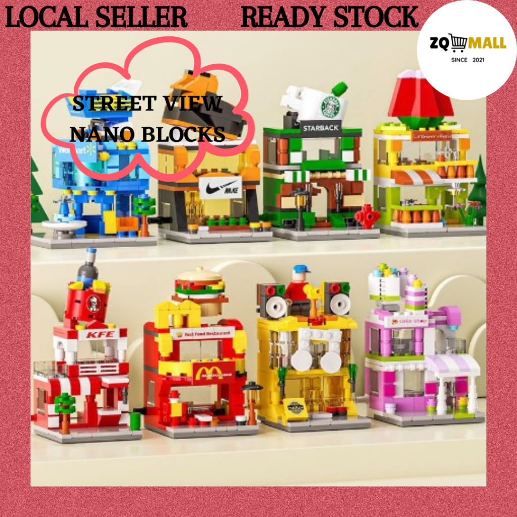Nano Building Blocks The Mini Street View Collection Micro 3D Model ...