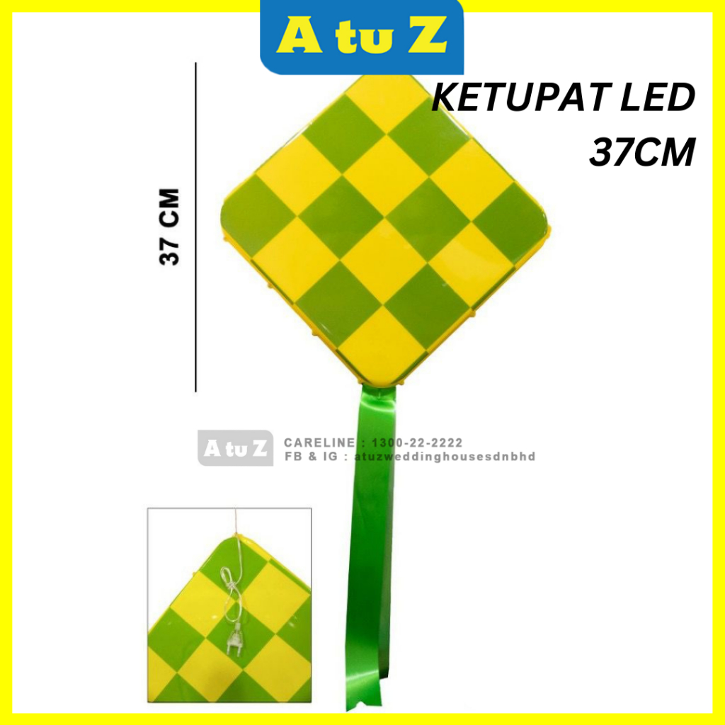 AtuZ LED Ketupat Outdoor Selamat Hari Raya Aidilfitri Lampu Pesta ...