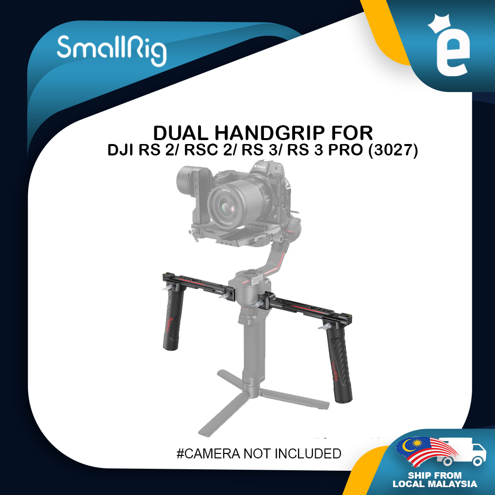 SmallRig 3027 Dual Handgrip for DJI RS 2 / RSC 2 / RS 3 / RS 3 Pro | Shopee Malaysia