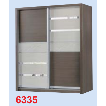 (INSTALLATION) 5FT X 9FT Height Custom Made Sliding Wardrobe/ Melamine ...