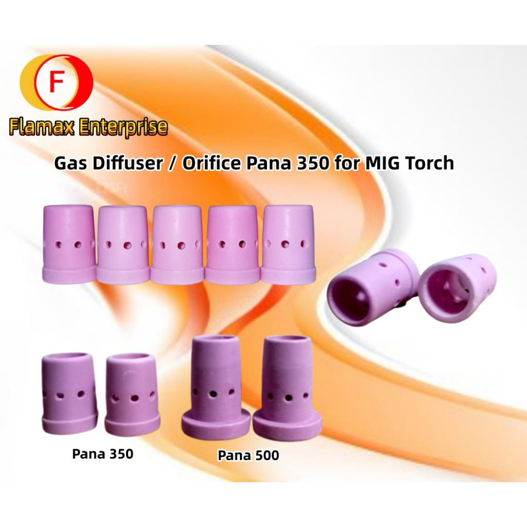 Gas Diffuser/Orifice Pana 350 & Pana 500 for MIG Welding Torch | Shopee ...
