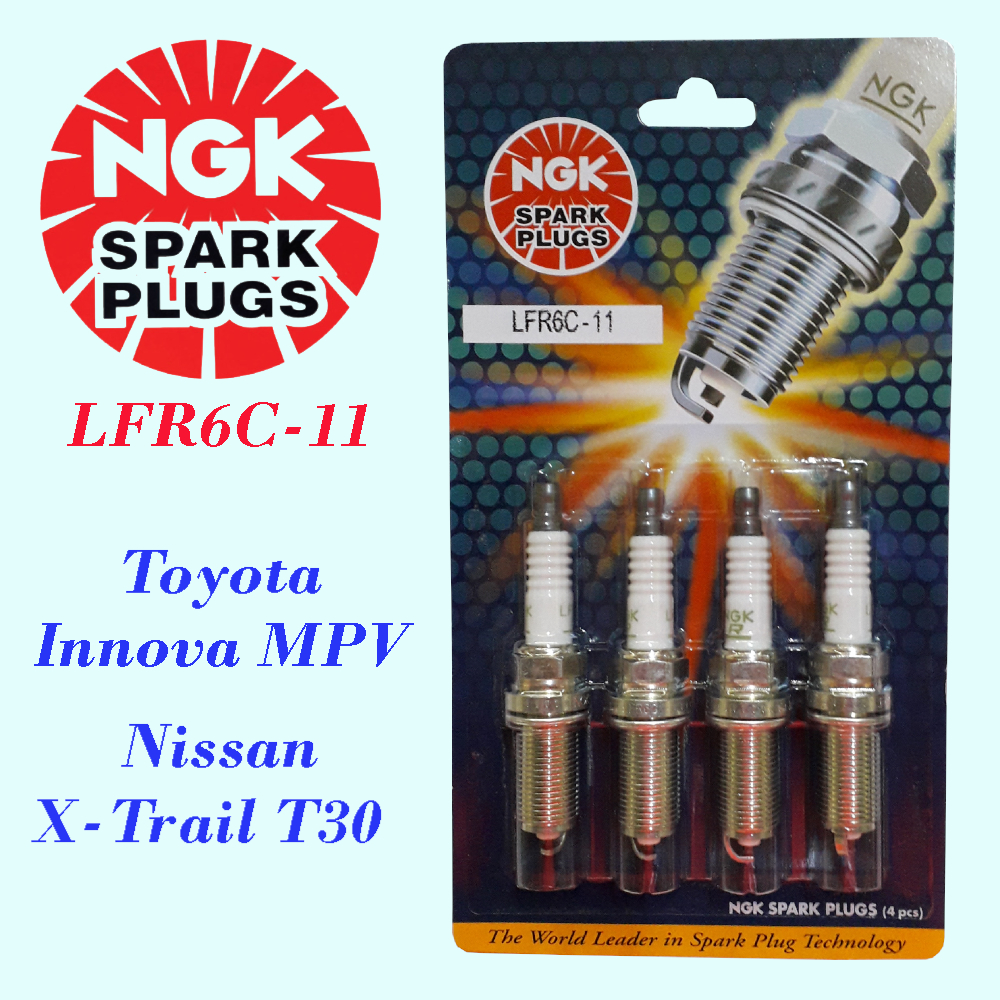 NGK Spark Plug for Nissan X-Trail 2.0, 2.5 and Toyota Innova - LFR6C-II ...