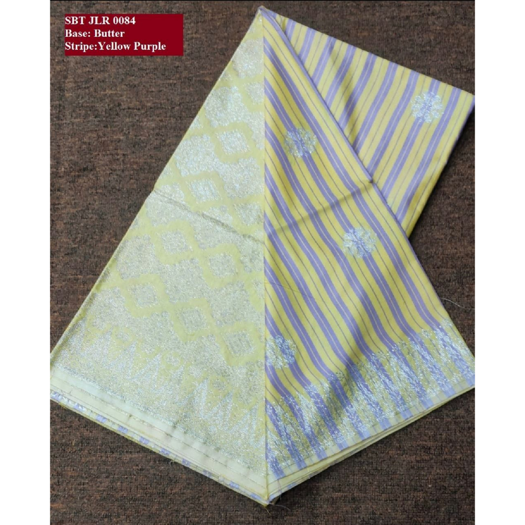 Songket Bunga Tabur Jalur Sepasang 4.25 meter(Pastel Color) | Shopee ...