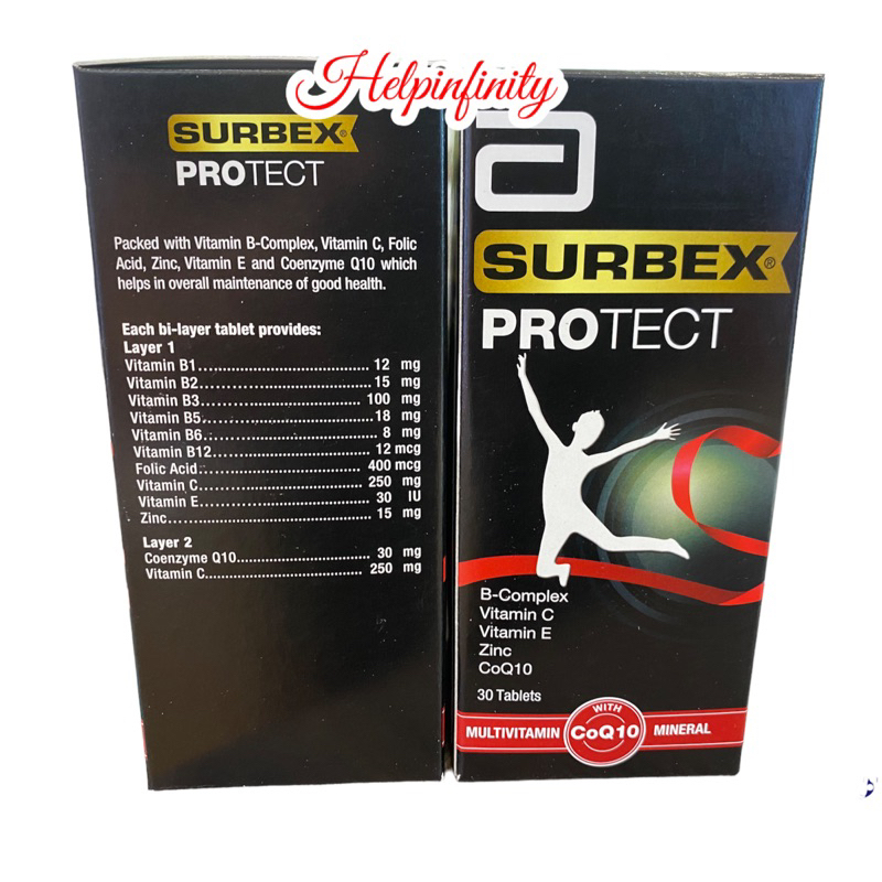 Abbott Surbex Protect Tabs 2x30s / 30s Multivitamin Multimineral with ...