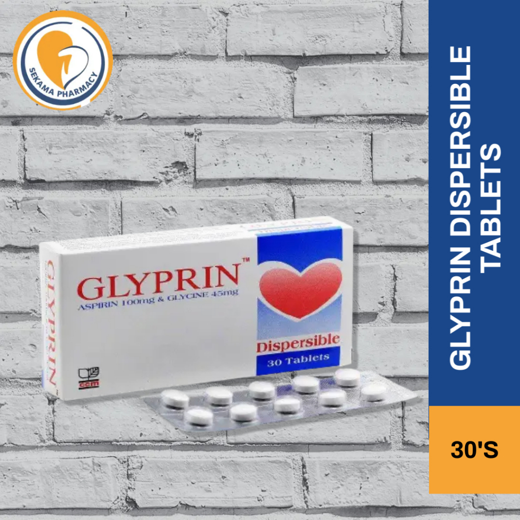 GLYPRIN (ASPIRIN 100MG & GLYCINE 45MG) TABLETS 30'S [EXP: 07/2026 ...