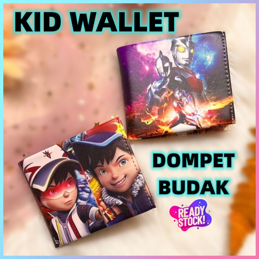 Dompet budak lelaki*boy kid wallet*ready stock short wallet for kid ...