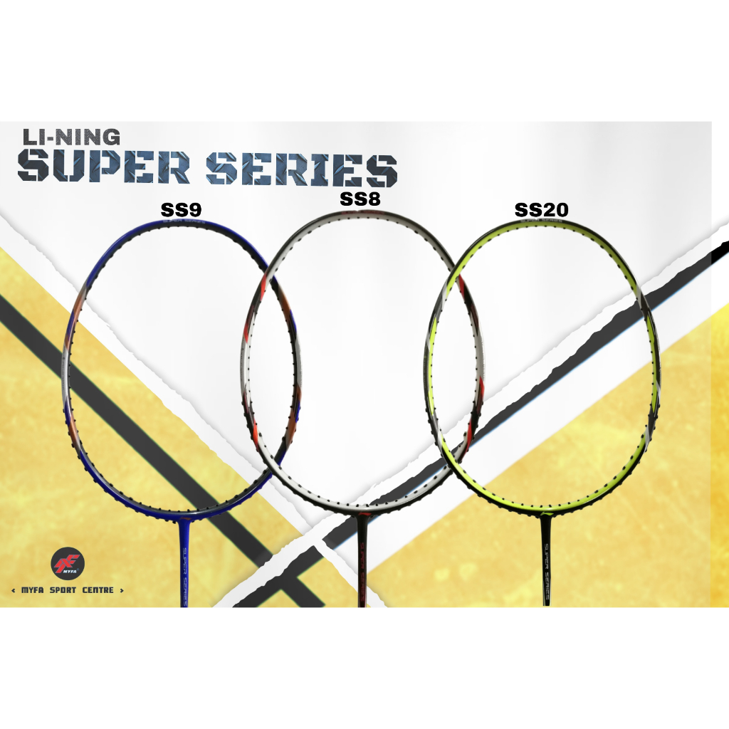 Raket Badminton Lining Super Series SS8 / SS9 / SS20 | Shopee Malaysia