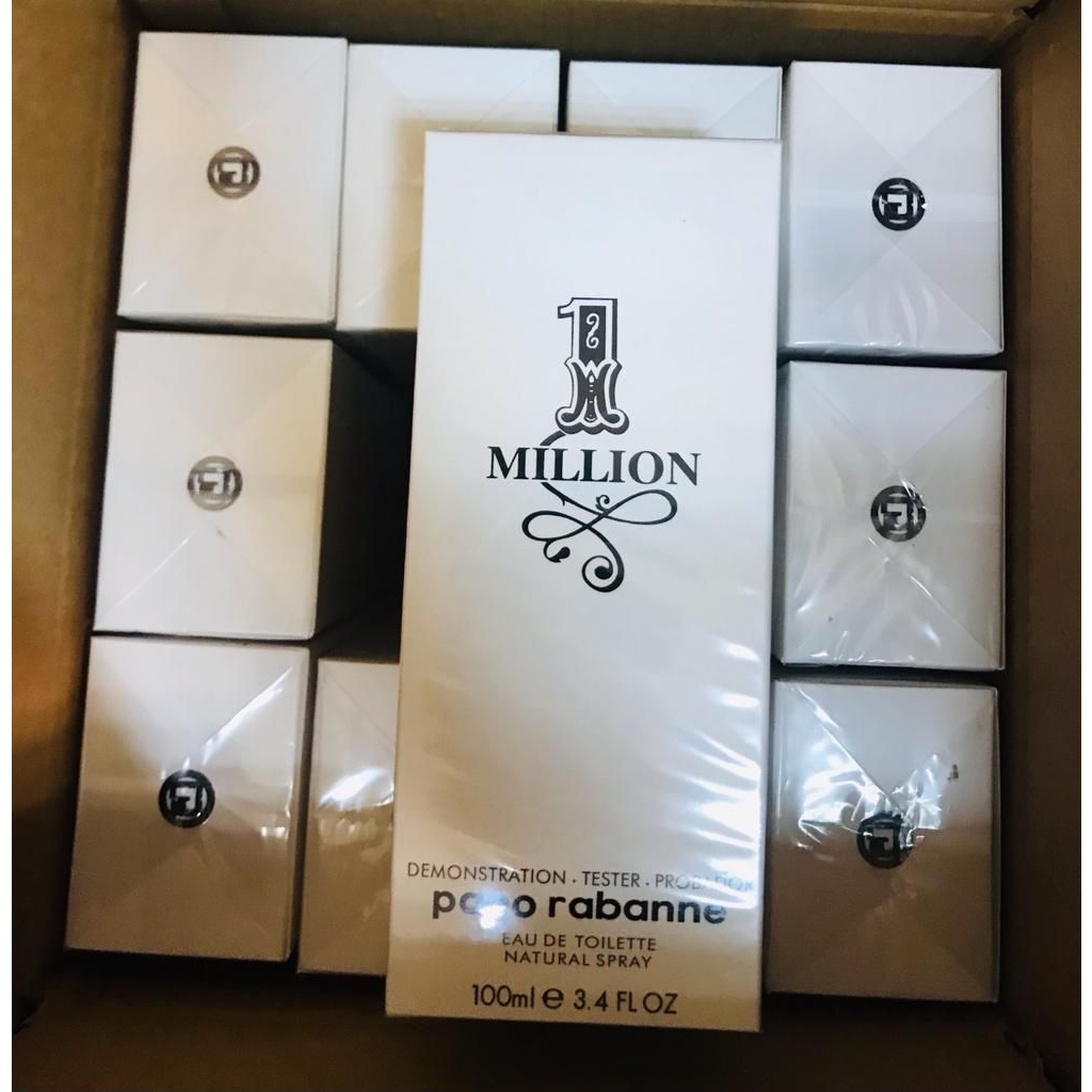 ORIGINAL TES-TER ONE MILLION EDT MEN BY PACO RABANNE 100ML | Shopee ...
