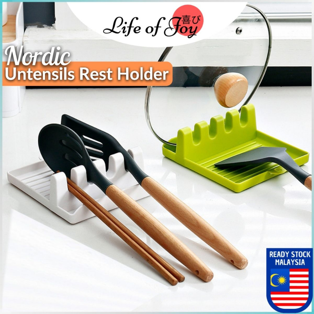 Spoon Rest Kitchen Utensil Holder Heat Resistant Kitchen Utensil ...