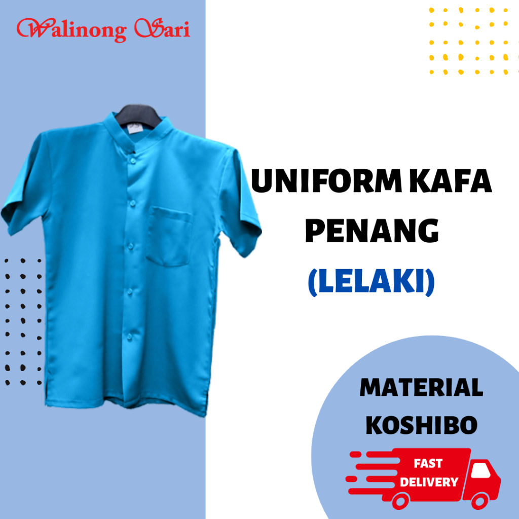 BAJU RAIHAN KAFA P.PINANG (BIRU) | Shopee Malaysia