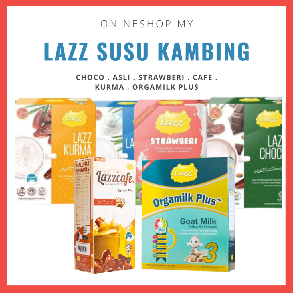 LAZZ Susu Kambing Original Hq Susu Kambing Ibu Mengandung Susu Kambing Bayi Lazz Orgamilk Plus ...
