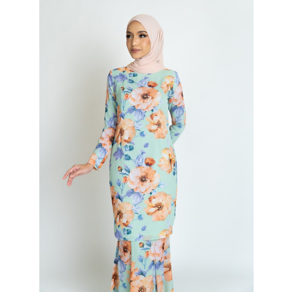 NADZRI MORSHIDI | TIARA KURUNG MODERN CHIFFON PRINCESS CUT | BAJU RAYA ...
