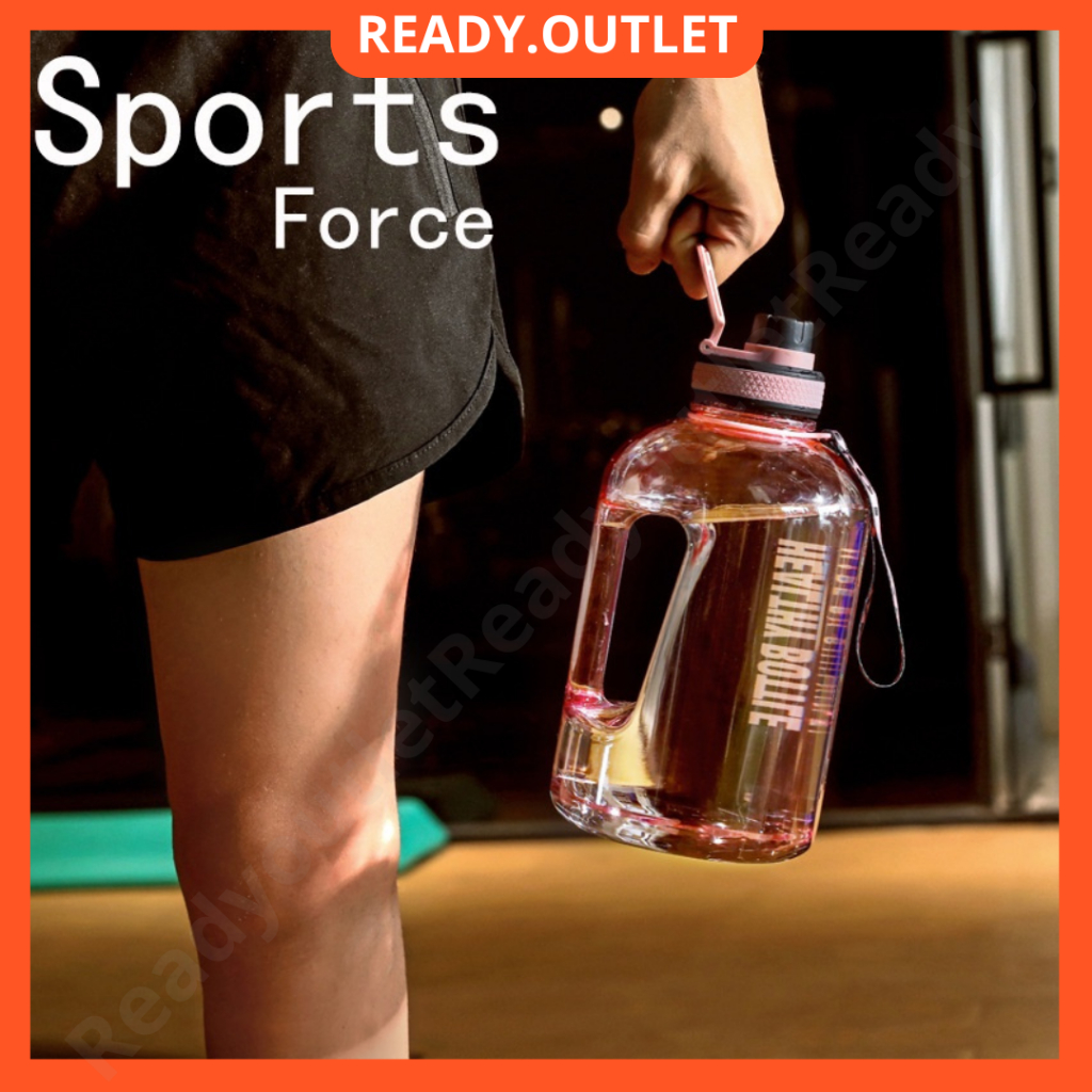 24HRS SHIP GYM Workout Water Bottle Tupperware Fitness Kettle Gradient ...