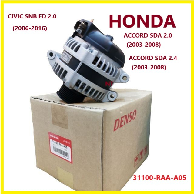 ( 100% ORIGINAL ) HONDA ACCORD SDA 2.0 2.4 CIVIC SNB FD 2.0 ALTERNATOR ...