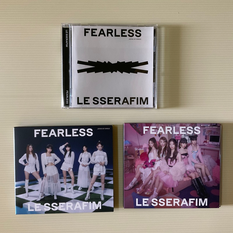 LE SSERAFIM LESSERAFIM FEARLESS JAPAN UNSEALED ALBUM | Shopee Malaysia