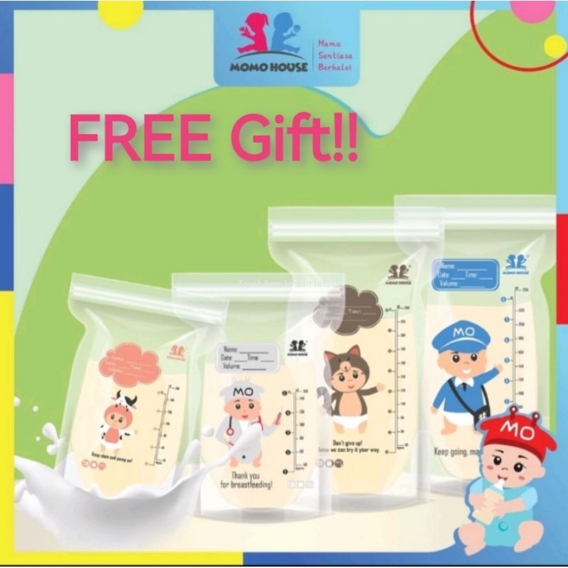 [FREE GIFT] Momo Breastmilk storage pack (30pcs)/ Breastmilk bag/Milk ...