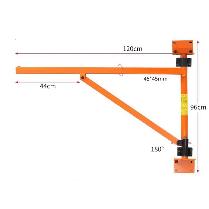 WALL MOUNT HOLDER / HOIST CRANE FRAME RACK / WALL BRACKET / HOIST ...