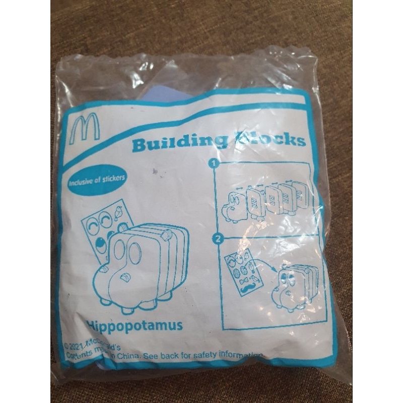Happy Meal BUILDING BLOCKS (HIPPOPOTAMUS) | Shopee Malaysia