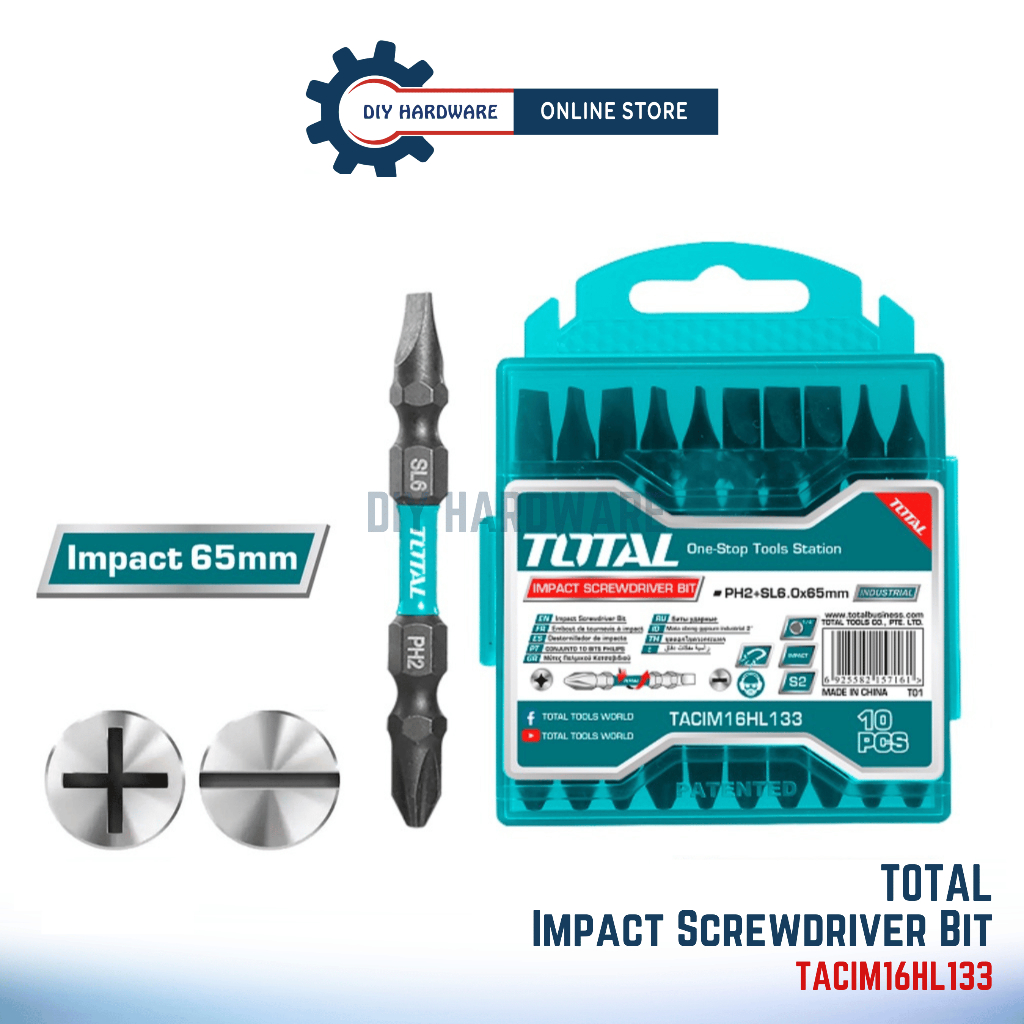 Total Impact Screwdriver Bit TACIM16HL133 | Shopee Malaysia