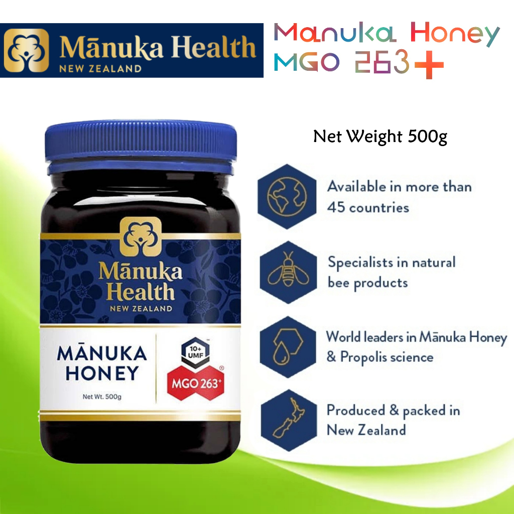 Manuka Health-Manuka Honey MGO 263+ 500g EXP 15/06/2027 | Shopee Malaysia