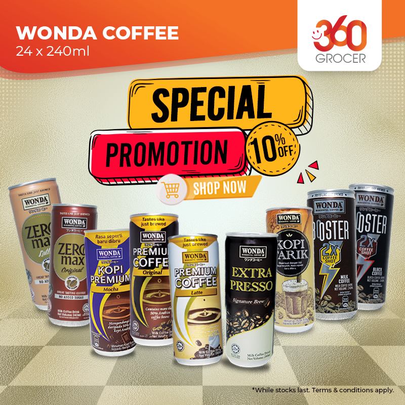 WONDA COFFEE - 24 x 240ml | Shopee Malaysia