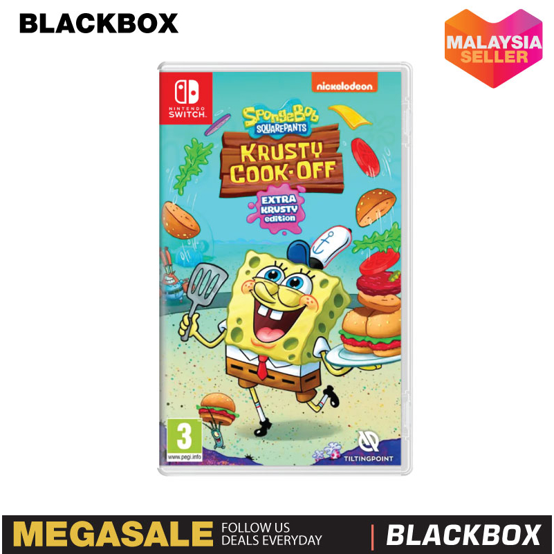 Nintendo Switch Spongebob Squarepants Krusty Cook Off Extra Krusty ...