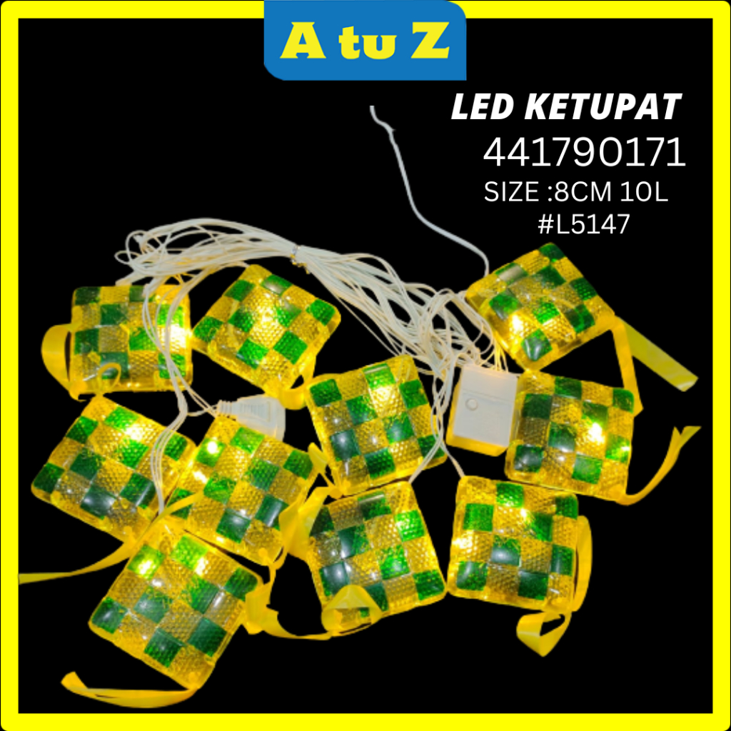 AtuZ Lampu Hari Raya Decoration Light LED Lampu Ketupat Raya Ketupat ...