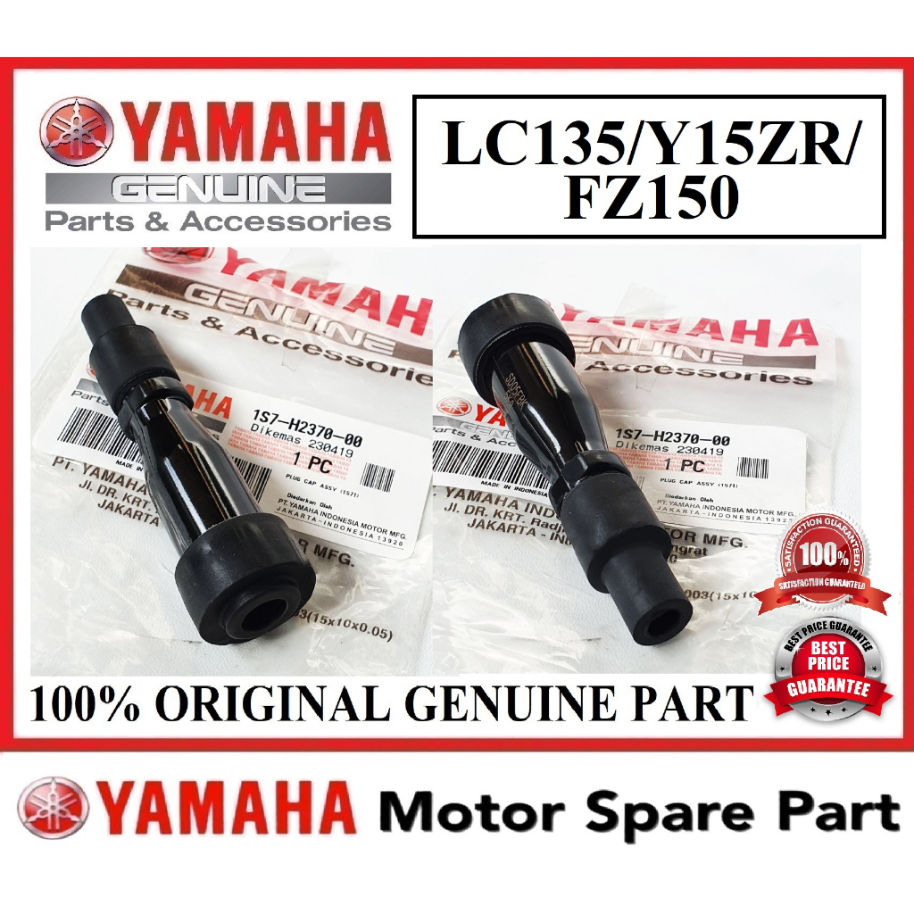 100% ORIGINAL YAMAHA LC135 PLUG CAP ASSY 0 1S7-H2370-00 SPARK PLUG ...