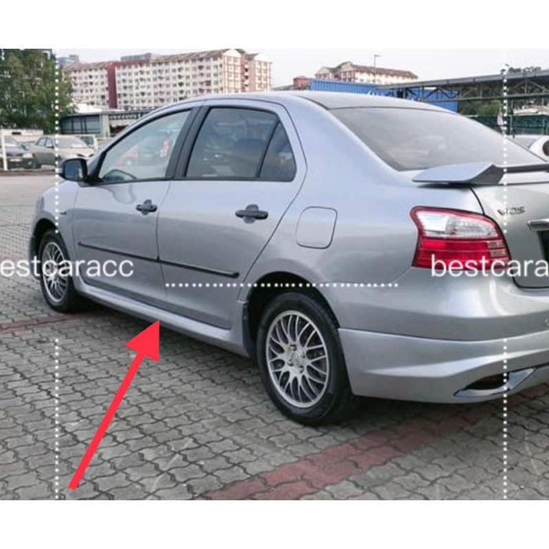 TOYOTA VIOS NCP93 2008"2012" AERO SIDE SKIRT PU | Shopee Malaysia