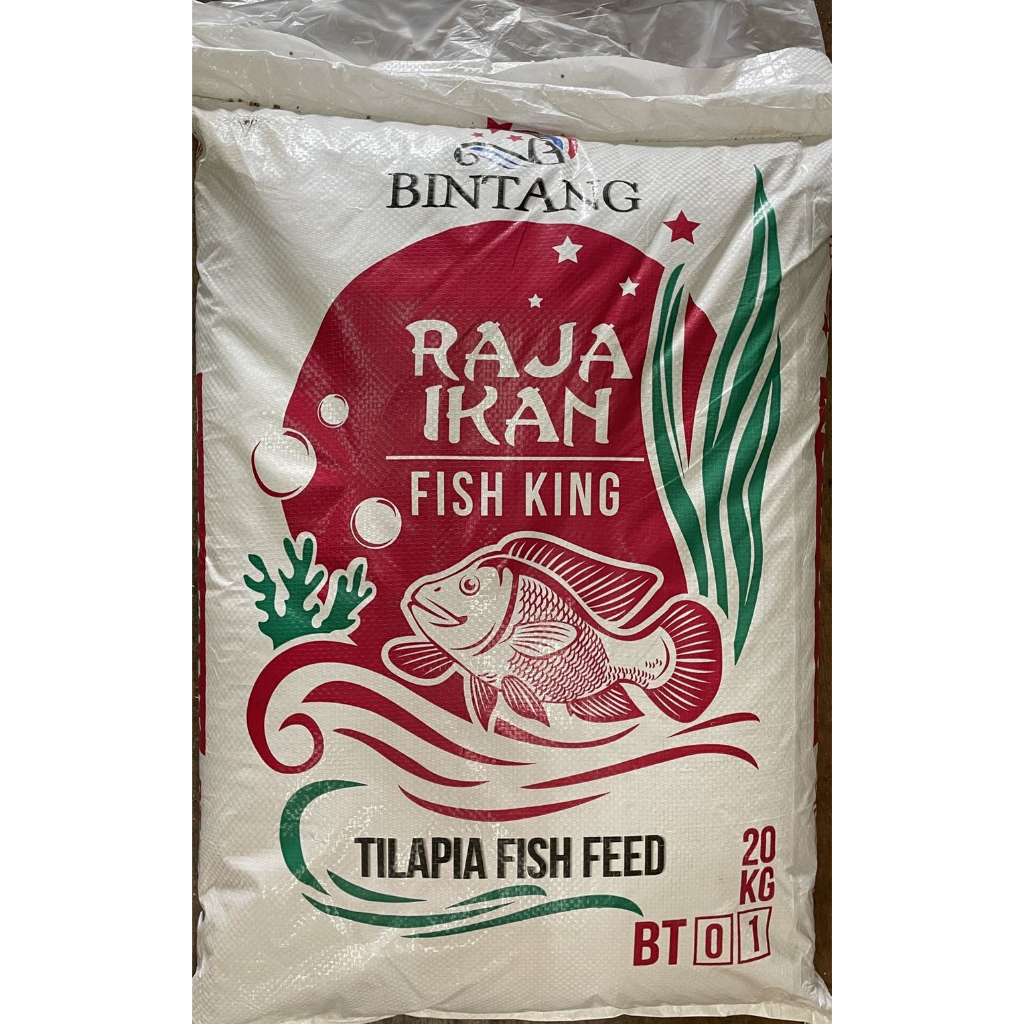 Raja Ikan Fish King Bintang (BT01/BT02/BT08/BTE8) [20Kg] Tilapia Fish ...