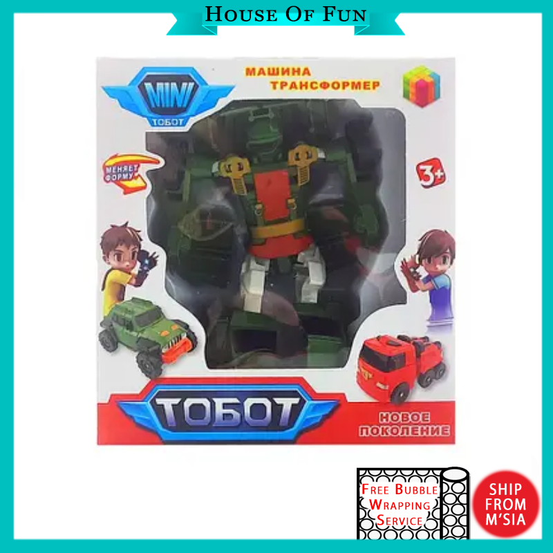 Tobot Mini Champion Integrated Transformable Robot Toy Car Combine ...