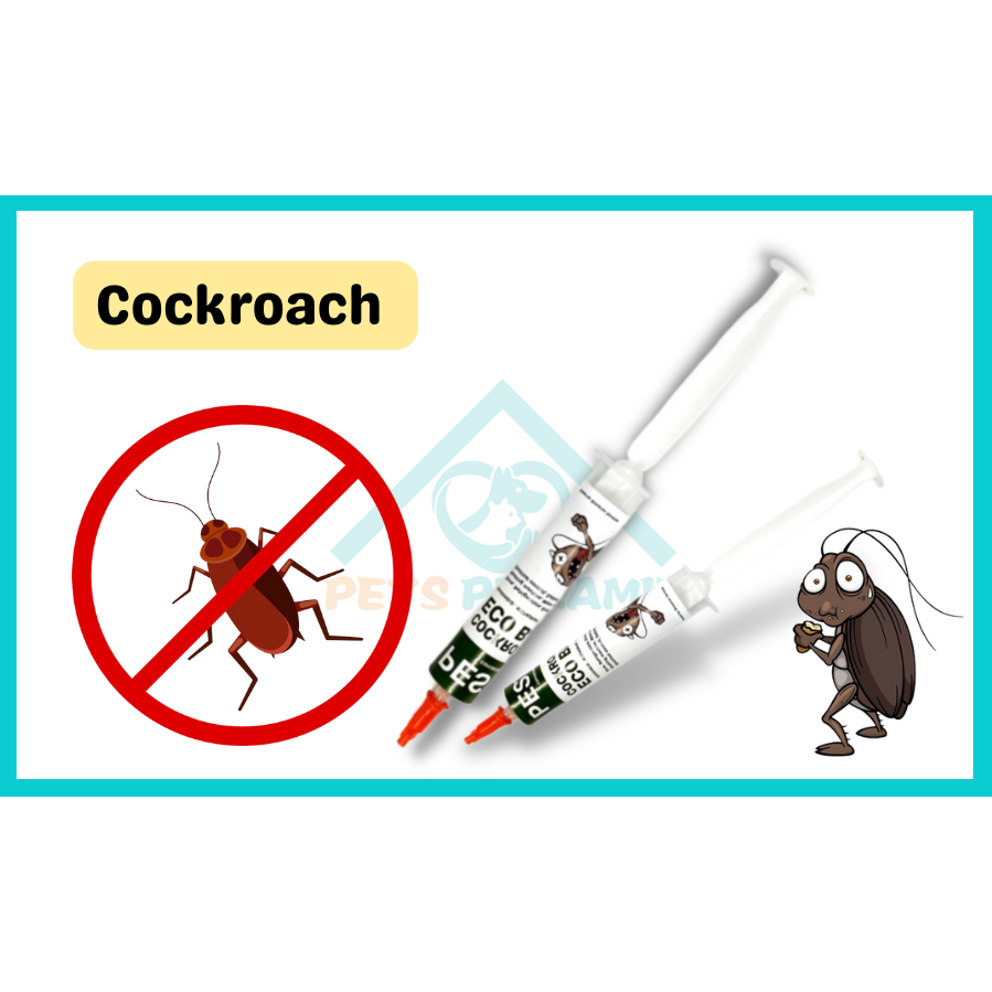 Pest Asia Eco Gel Bait Cockroach & Ant Killer 10g Ubat Lipas dan semut ...