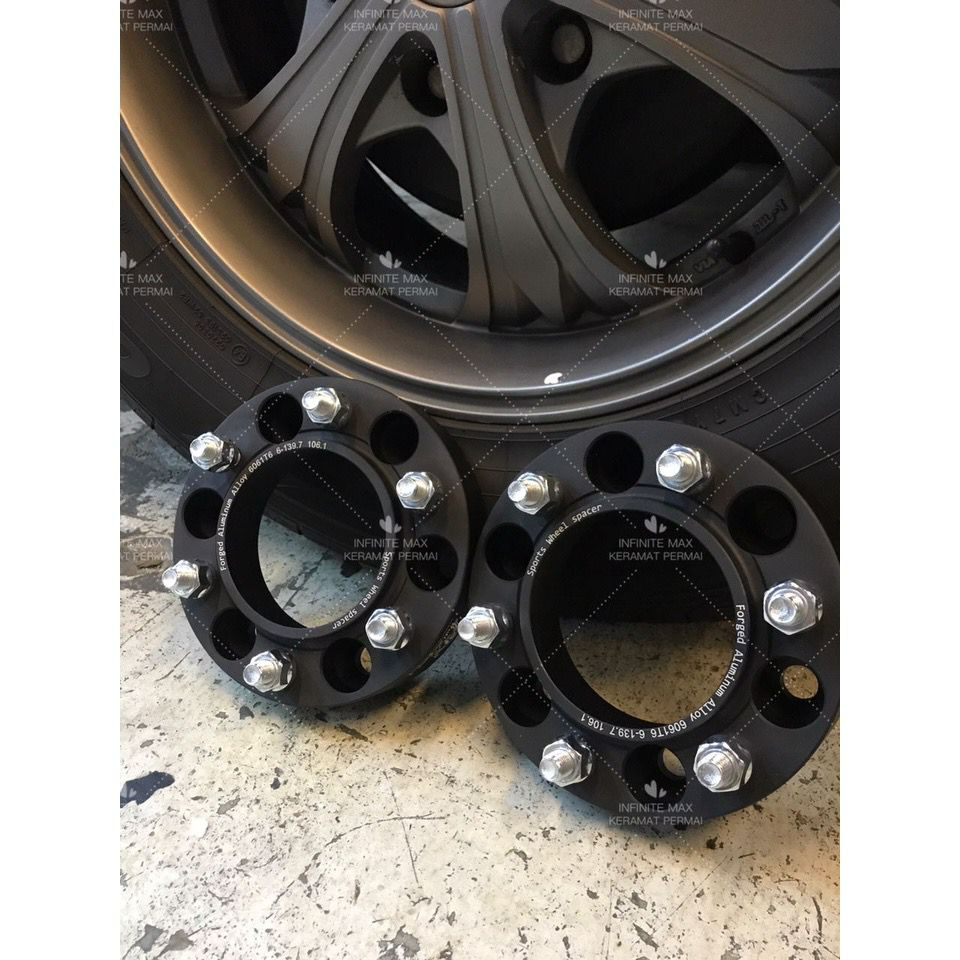 4x4 WHEEL SPACER FORGED *35MM* 1 PCS (NAVARA/RANGER/HILUX/TRITON/DMAX ...
