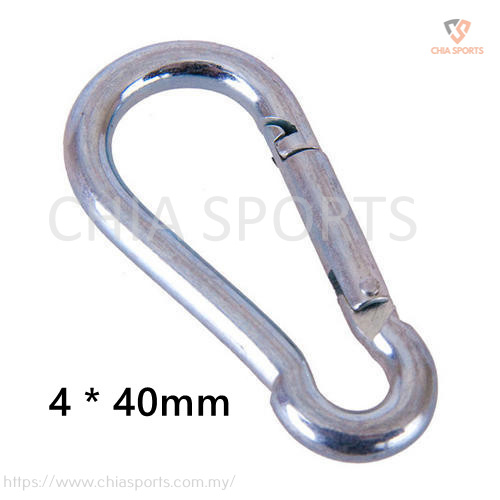 Spring Snap Hook Carabiner 4mm M4 Hooks Fitness Lock Catch Gym Cable ...