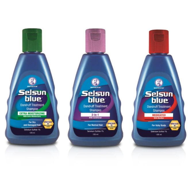 MENTHOLATUM SELSUN BLUE ANTI-DANDRUFF SHAMPOO 120ML (2-IN-1/EXTRA ...