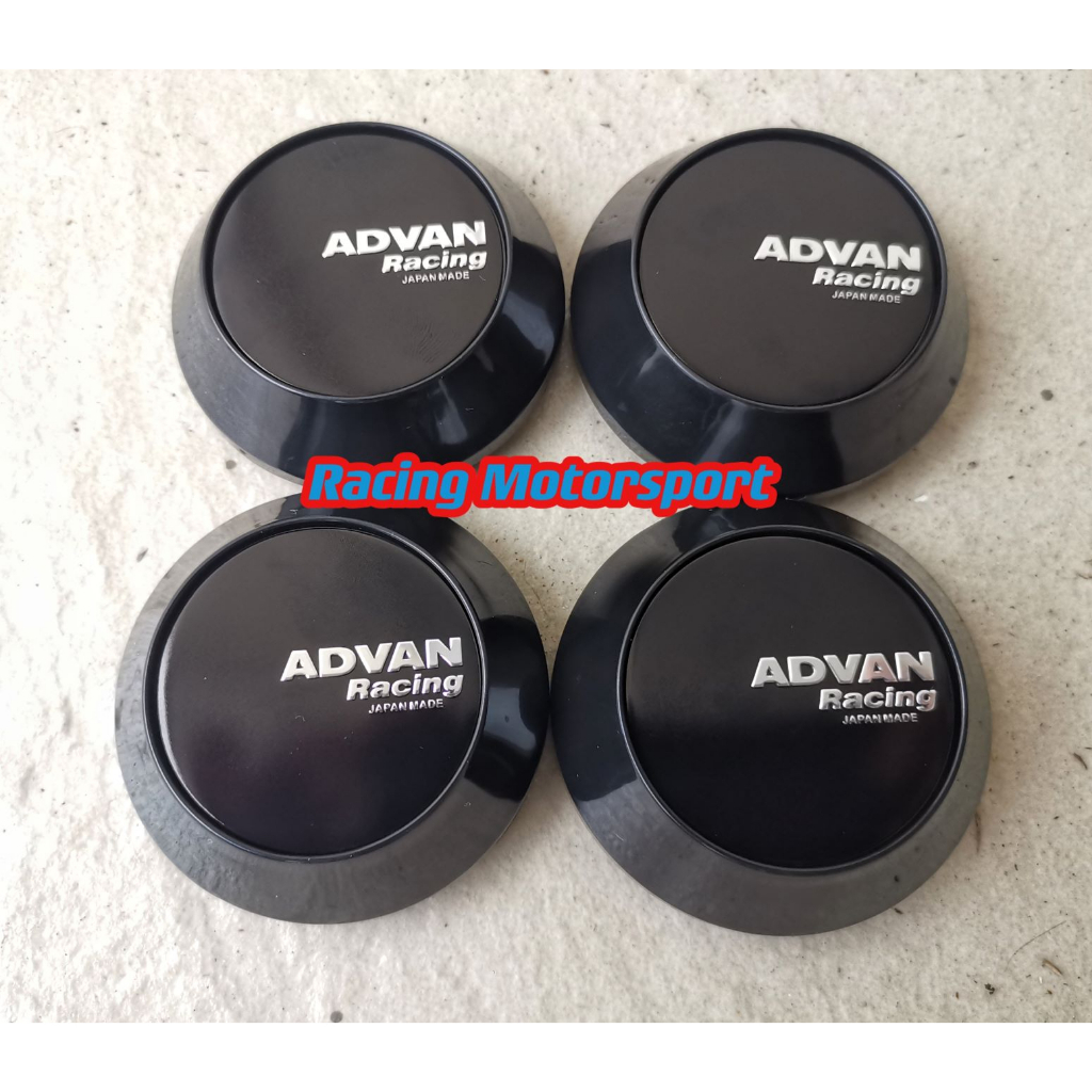 Rim Cap Advan Racing 1set(4pc) Sport Rim Wheel Cap Myvi Alza Axia Saga ...