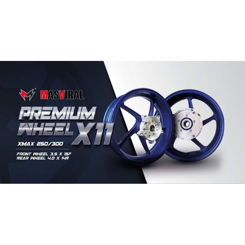 Yamaha Xmax 250 Masviral Forged Alloy Racing Sport Rim Premium Wheel ...