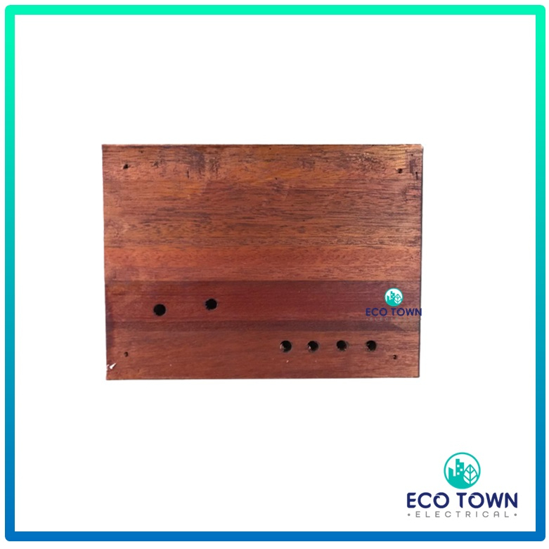 9 Inch x 12 Inch Meter Board Wood / Papan Meter Kayu with Hole | Shopee ...