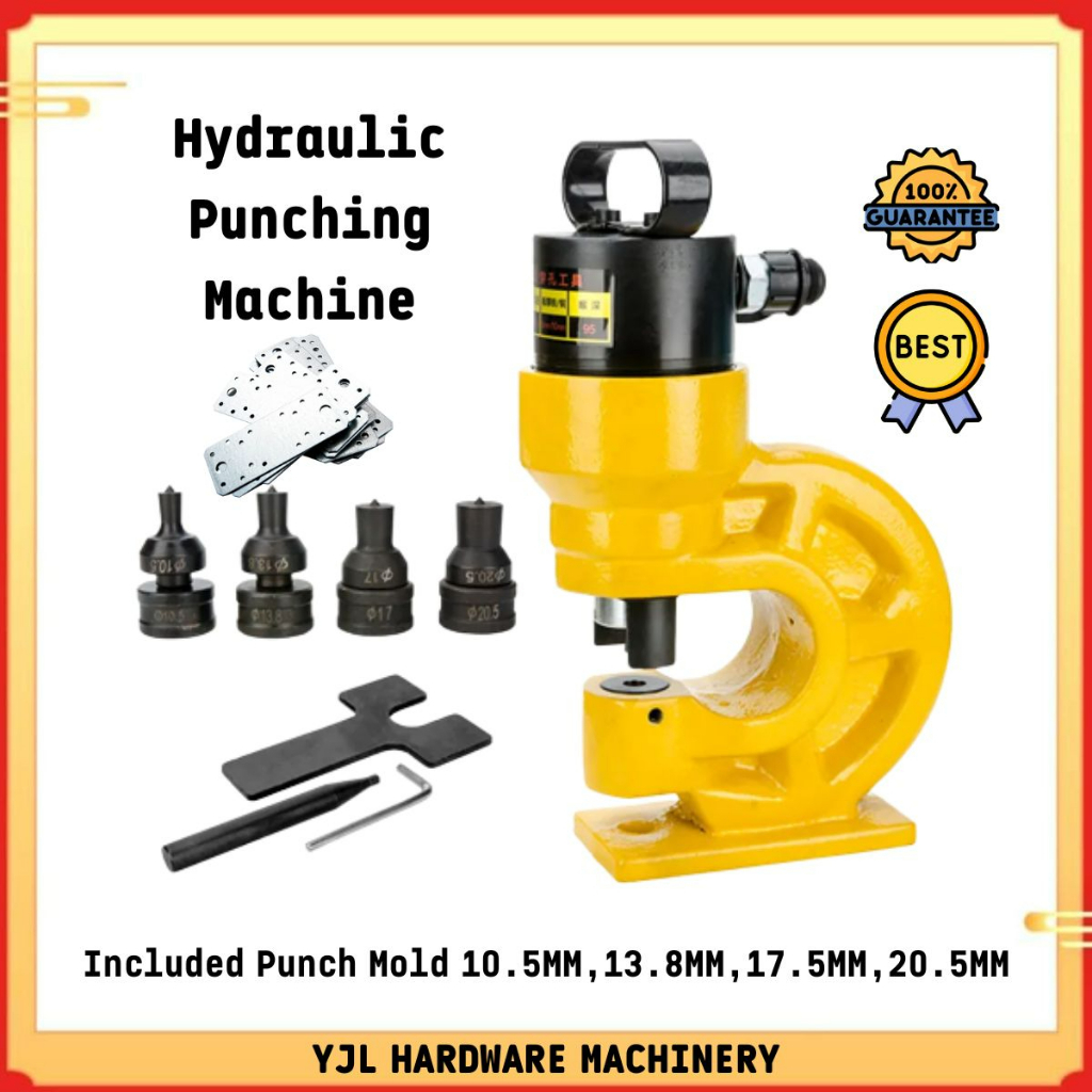 YJL - Hydraulic Sheet Metal Hole Punching Machine Hole Digger Busbar Puncher Machine CH-60 ...
