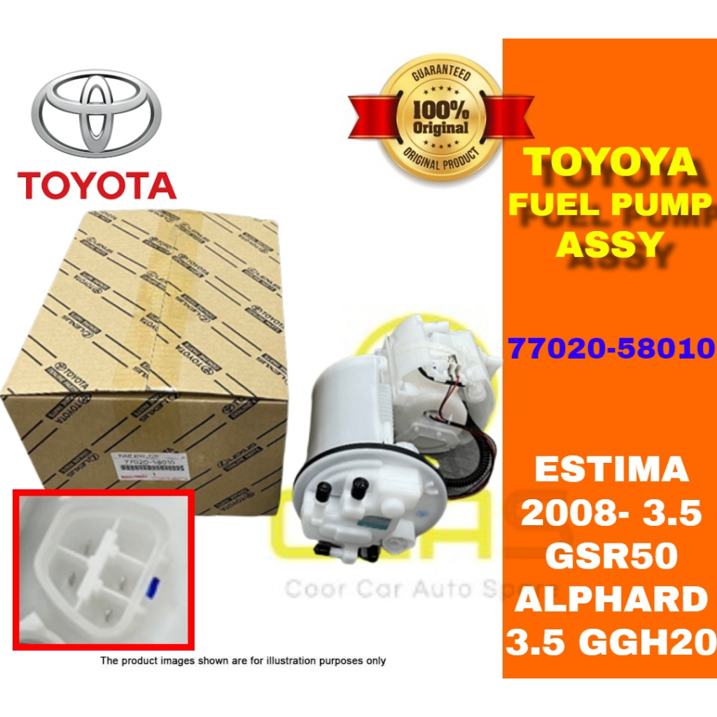 Toyota Estima 2008- GSR50 3.5cc Alphard GGH20 3.5cc Fuel Pump Assy ...