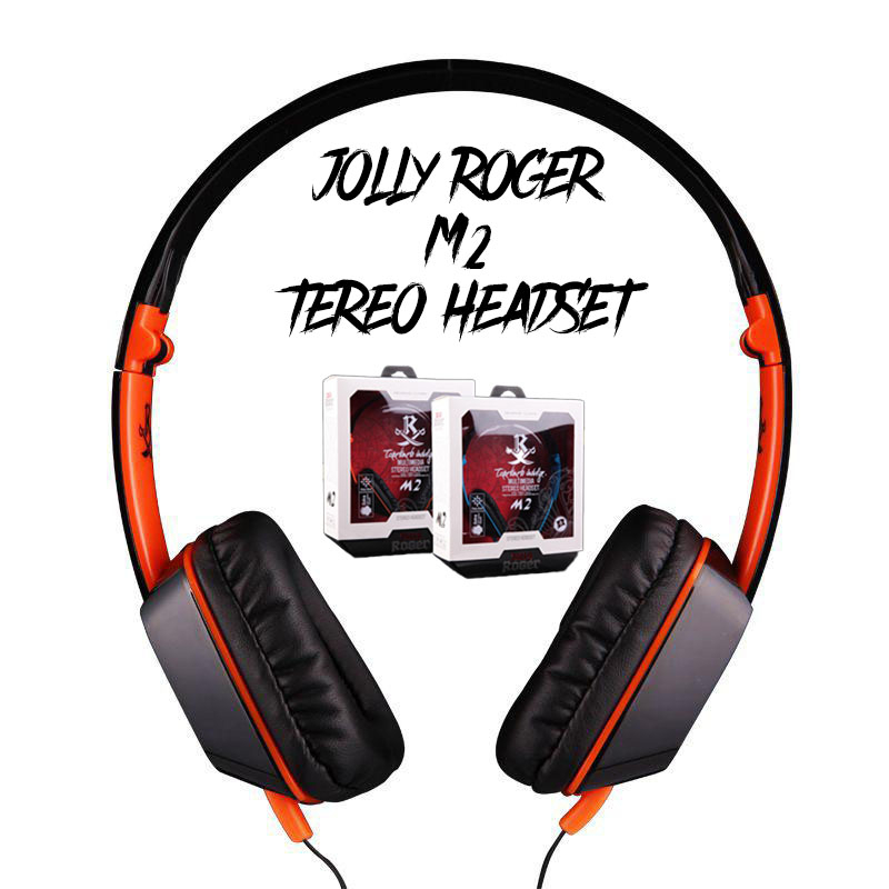 Jolly Roger M2 Foldable Professional Music Headphones Portable 3.5mm ...