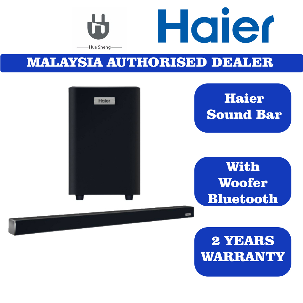 Haier Sound Bar With Woofer Bluetooth Connection Soundbar HSD3A040B ...