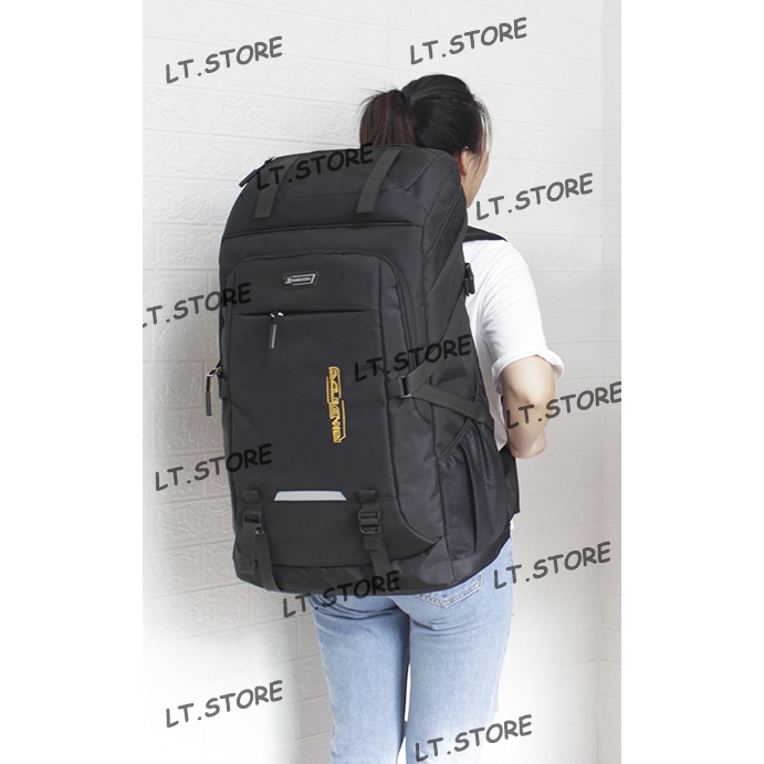 LT.STORE 80L TravelDuffle Bag Large Capacity Unisex Sport Backpacks Bag Outdoor Waterproof High ...